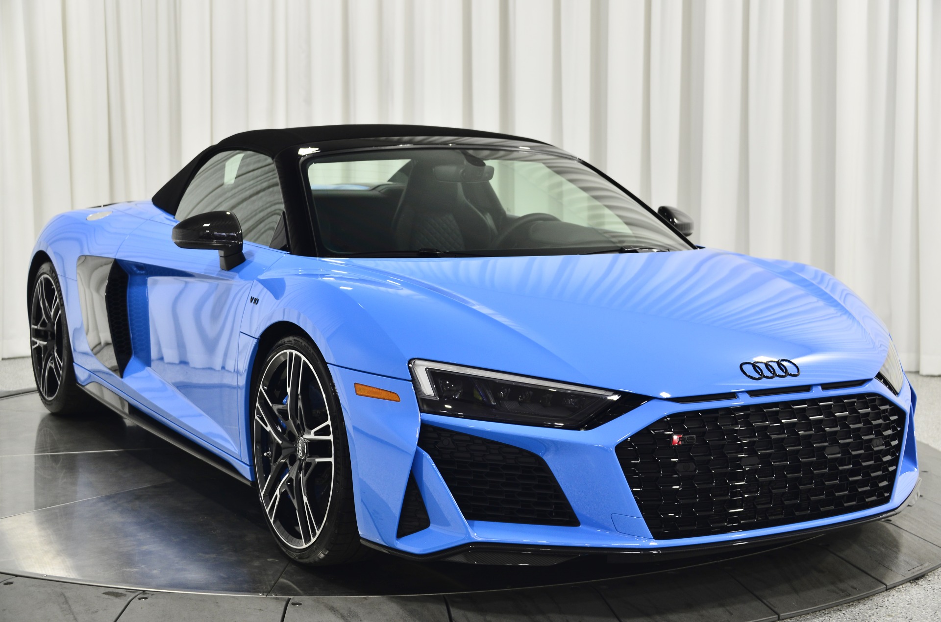 Audi R8 Azul Spyder Used 2018 Audi R8 Spyder V10 Plus For Sale (Sold)