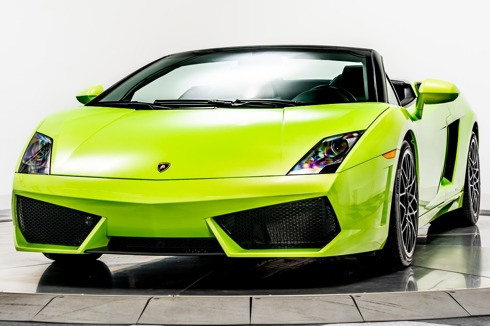 Lime Green Lamborghini Gallardo Spyder