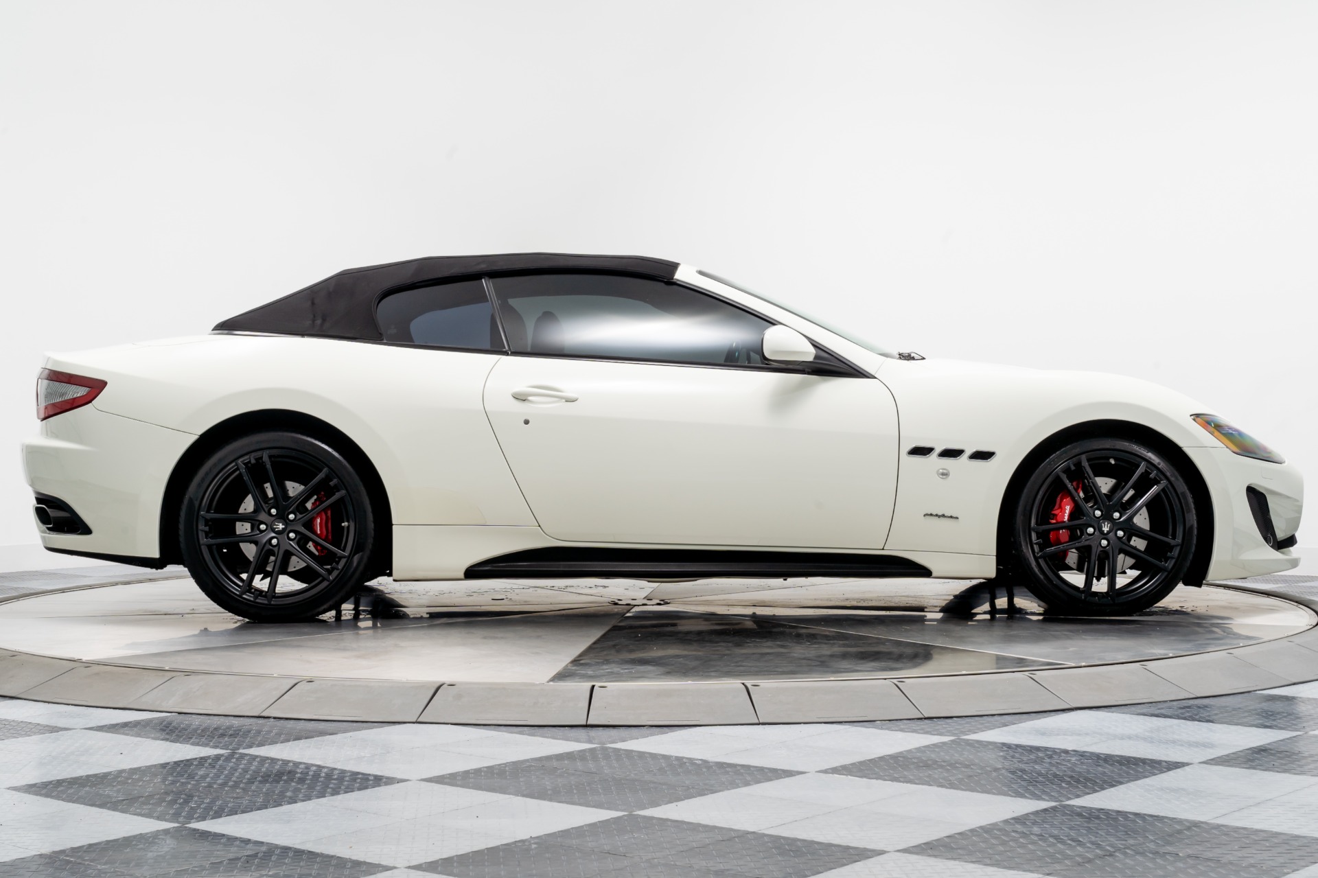 White Maserati Convertible