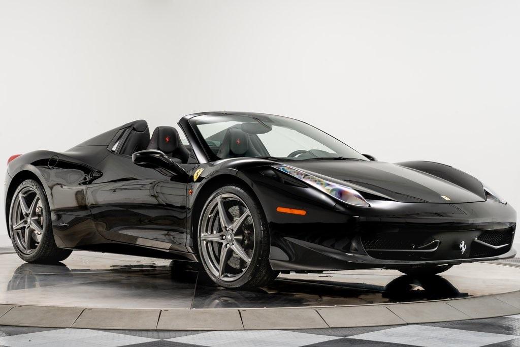 Black Ferrari 458 Convertible
