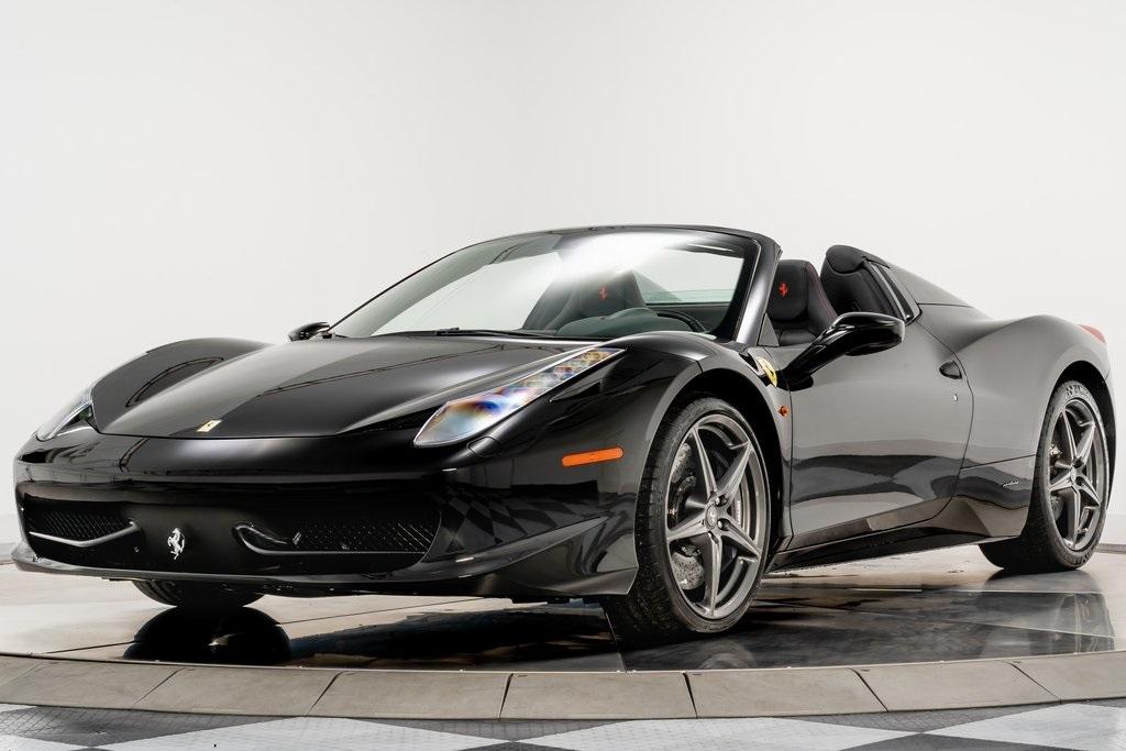Black Ferrari 458 Convertible
