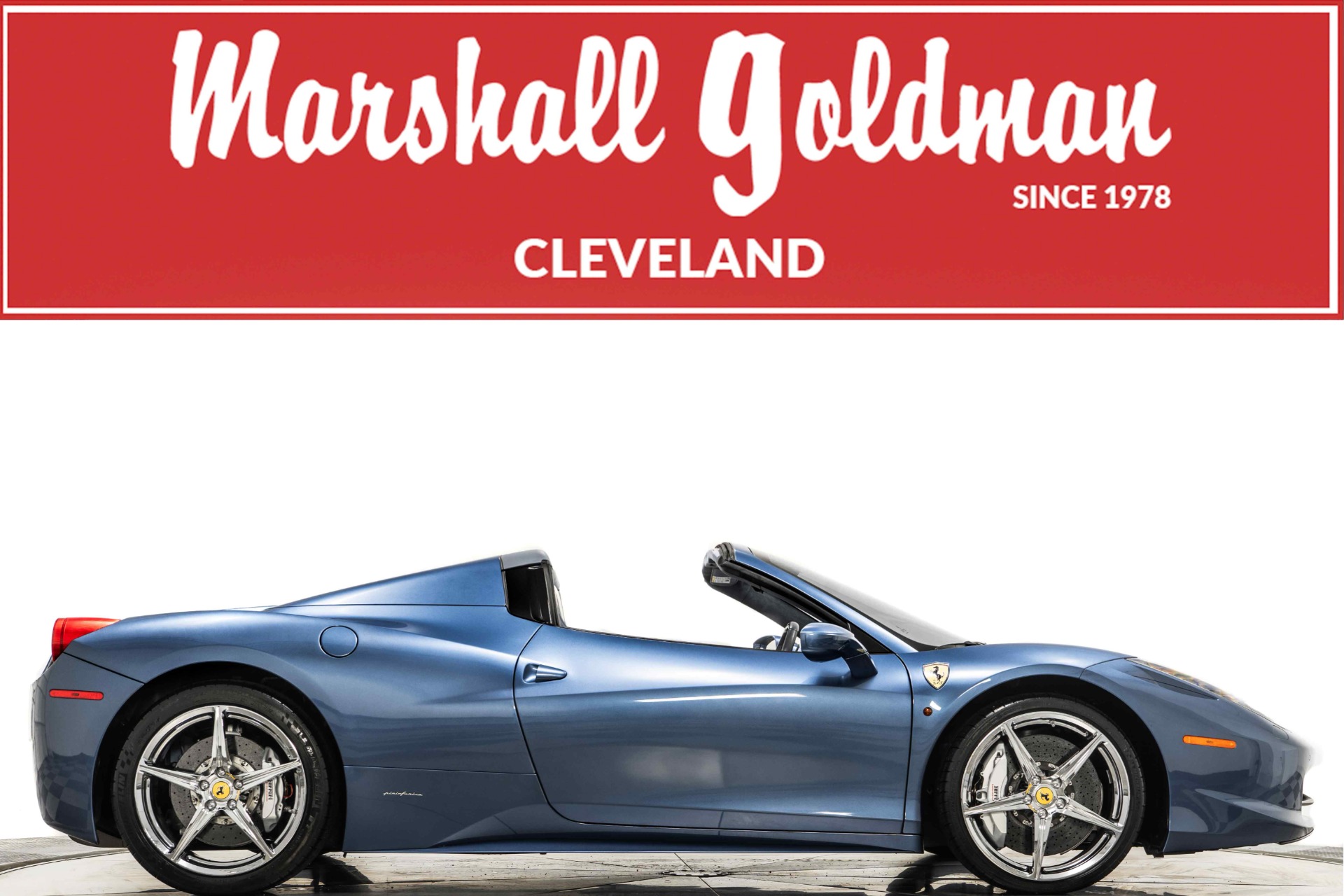 Ferrari 458 Spider Blue