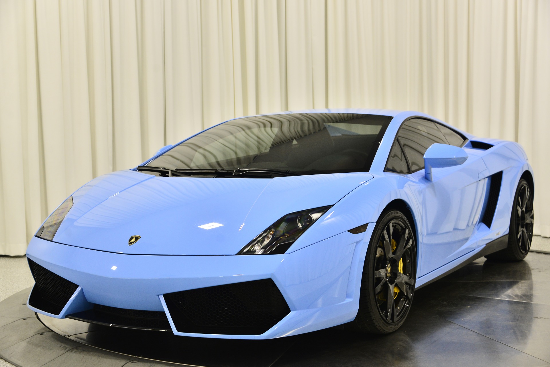 Baby Blue Lamborghini Gallardo