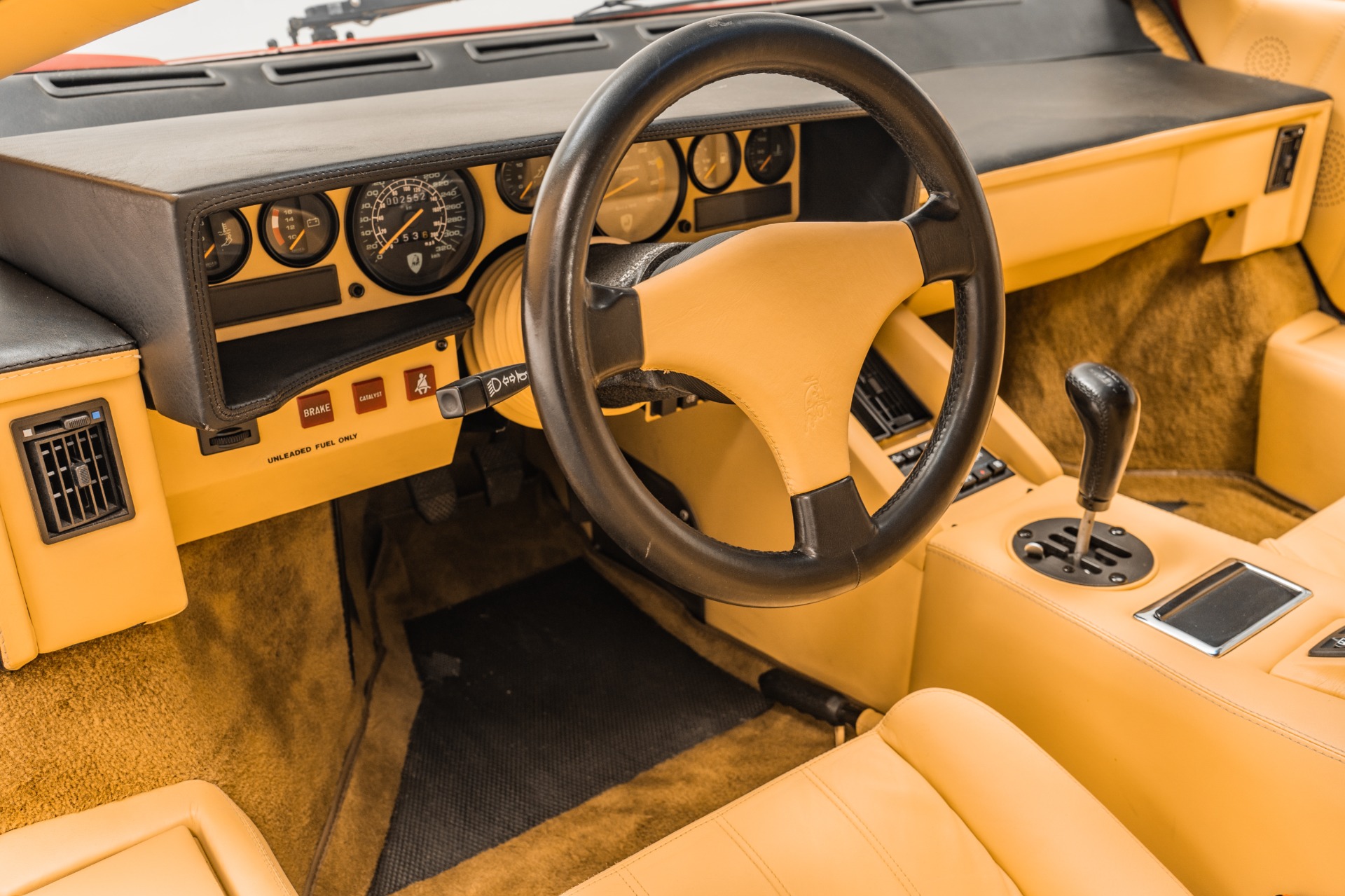 1989 Lamborghini Countach Interior