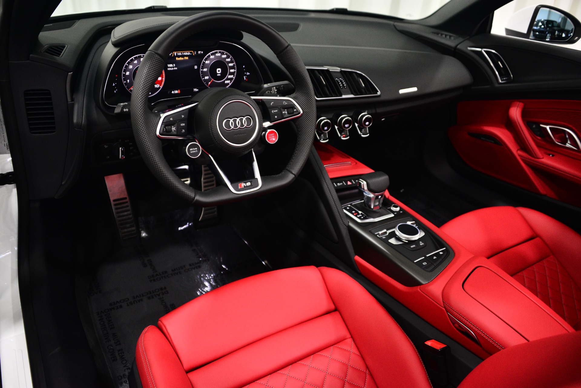 Audi R8 Matte Black Interior