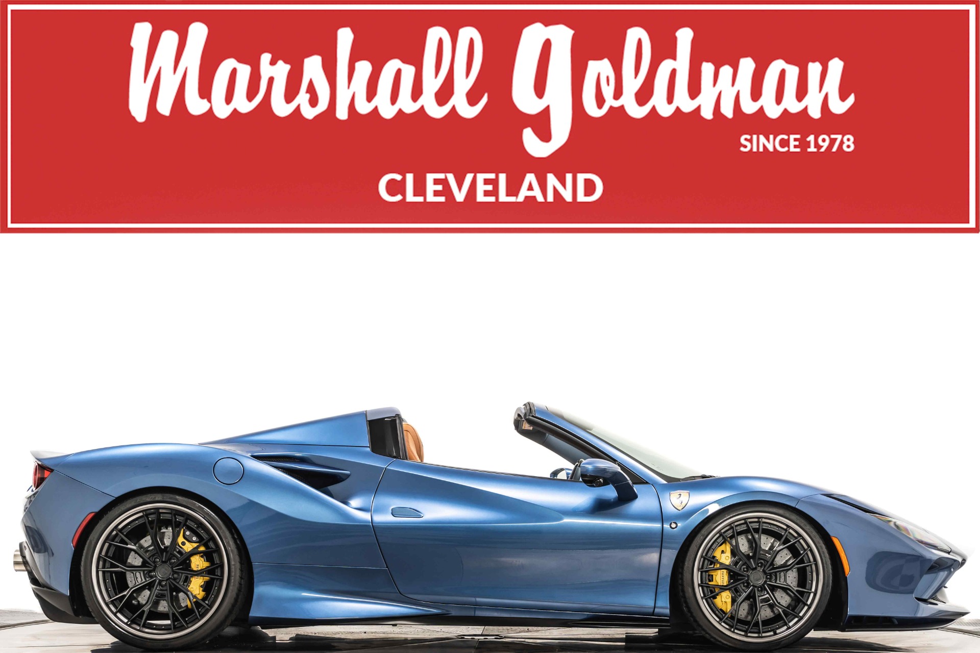 Used 2021 Ferrari F8 Spider in Blu Mirabeau For Sale (Sold) | Marshall ...