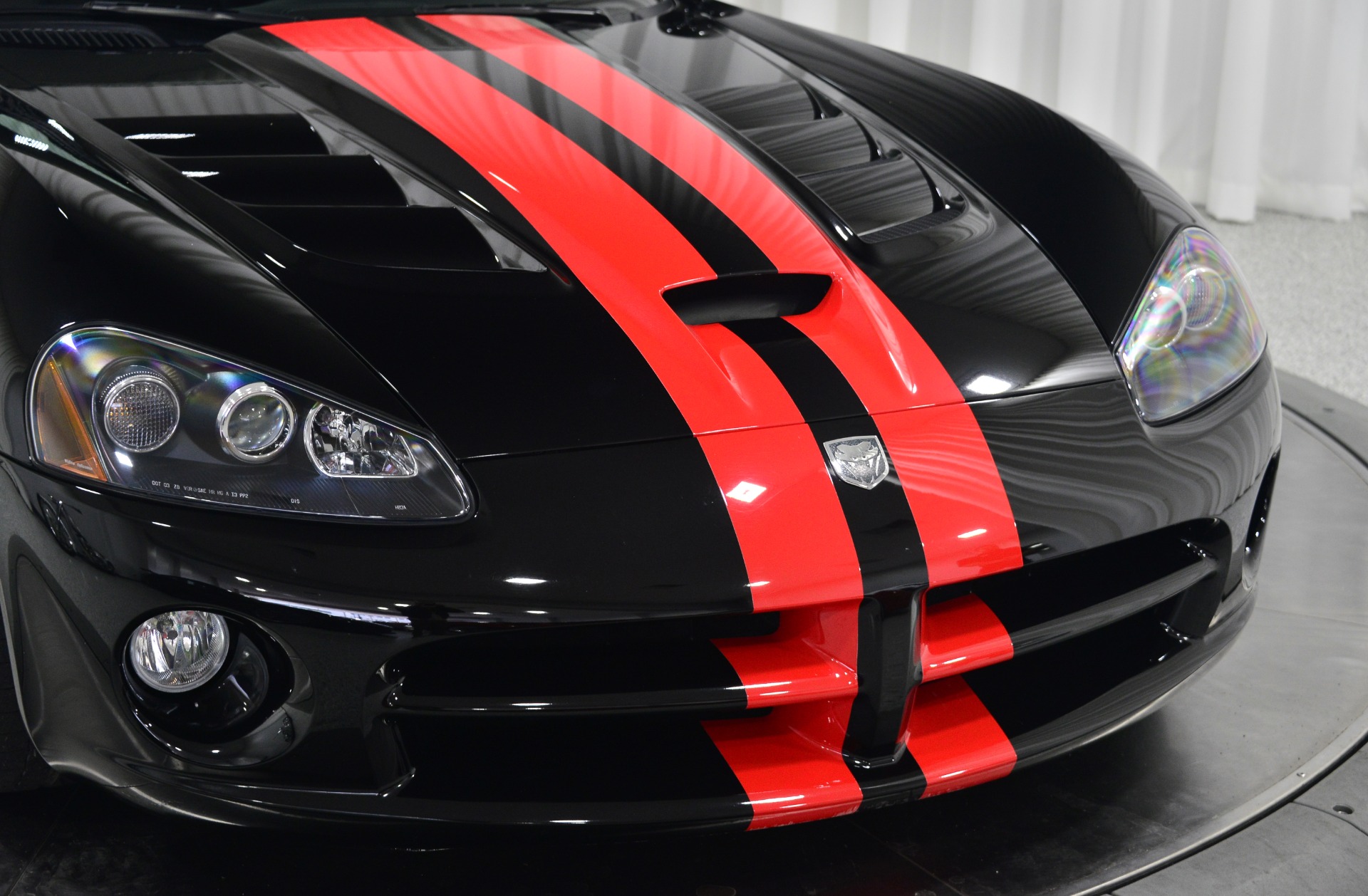 Black And Red Viper Car