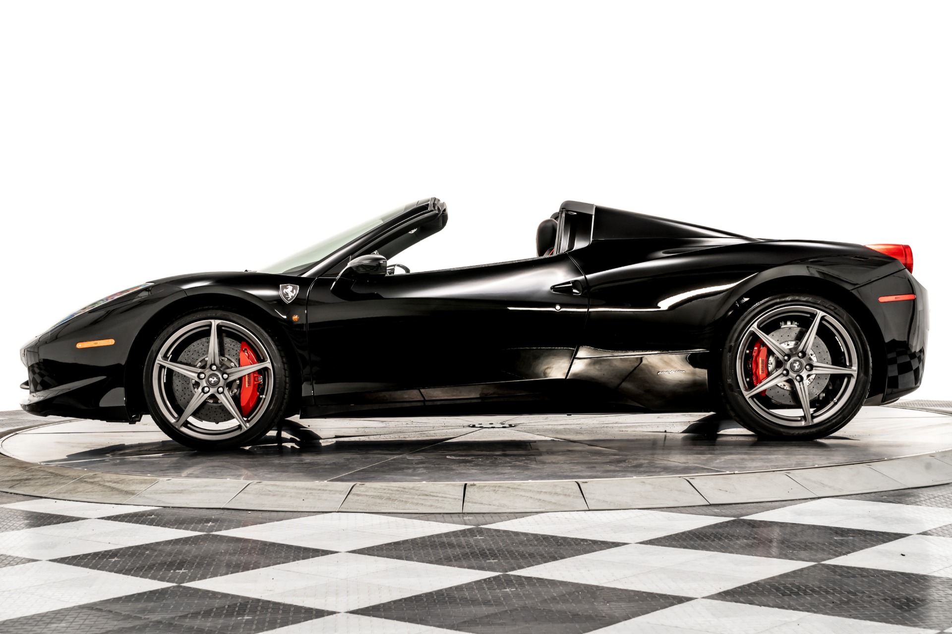 Black Ferrari 458 Convertible