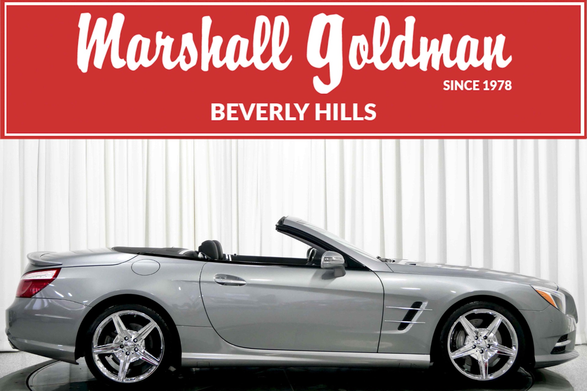 Used 2014 Mercedes-Benz SL550 Roadster in Palladium Silver Metallic For ...