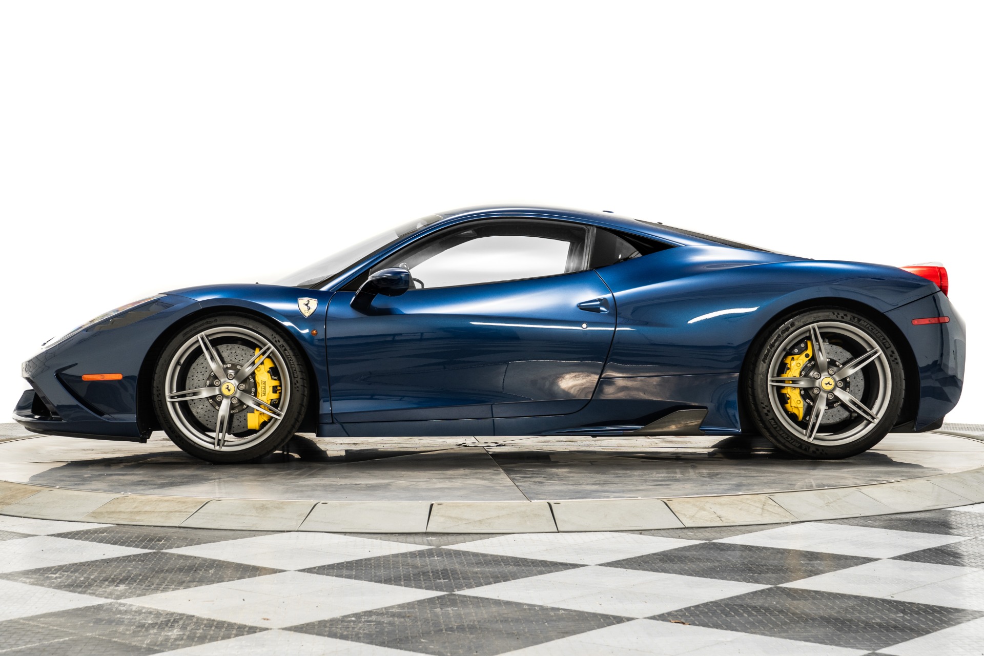Dark Blue Ferrari 458