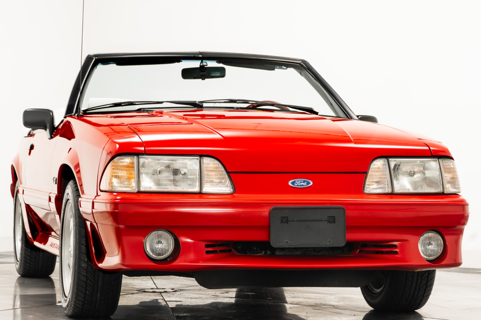 1992 Mustang White Convertible