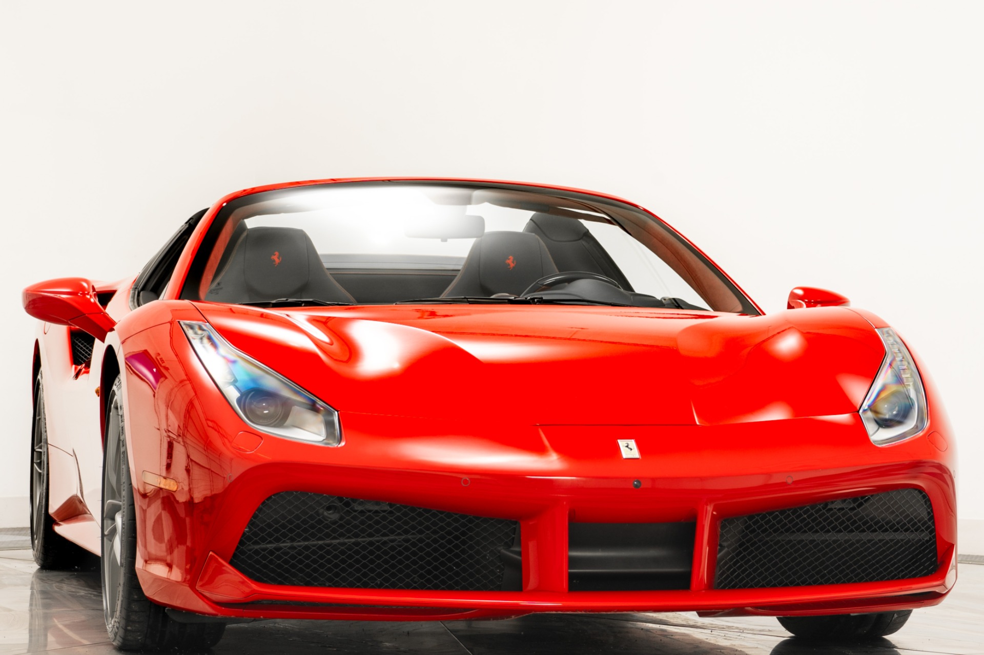 Red Ferrari Spider 488