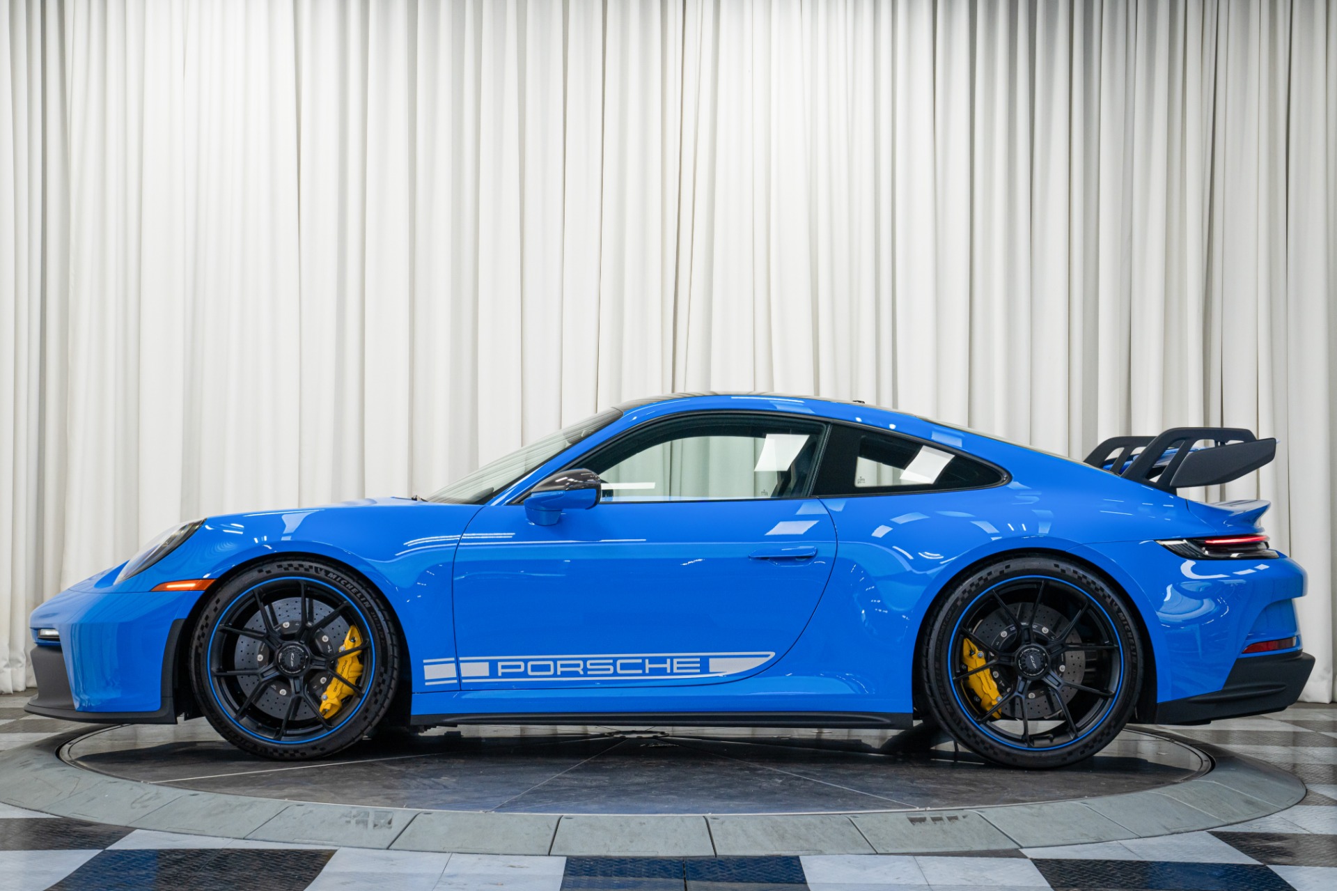 Sports Car Porsche Blue