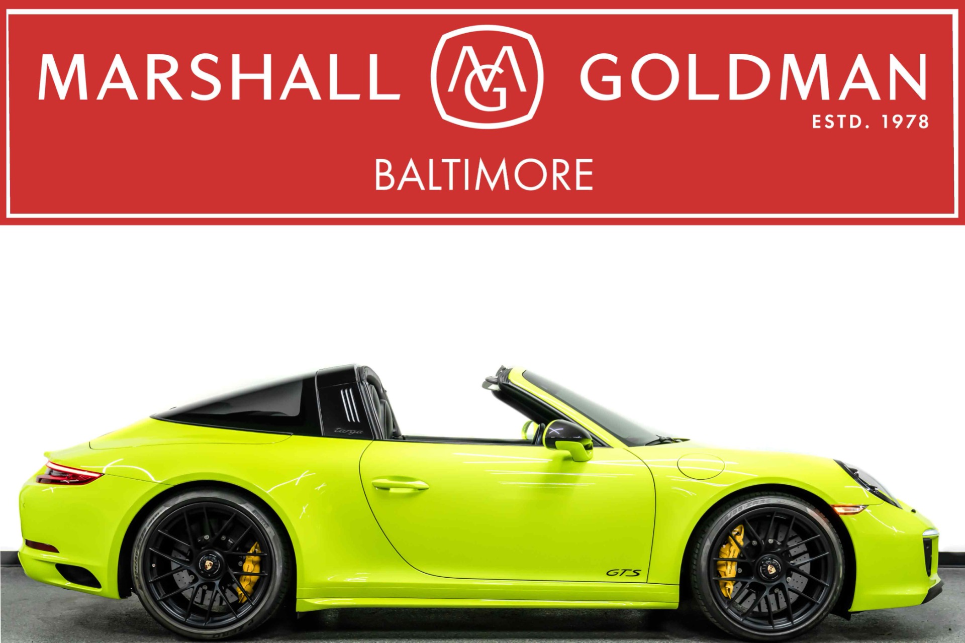 Used 2018 Porsche 911 Targa 4 GTS -PTS Acid Green, $60k in Options ...