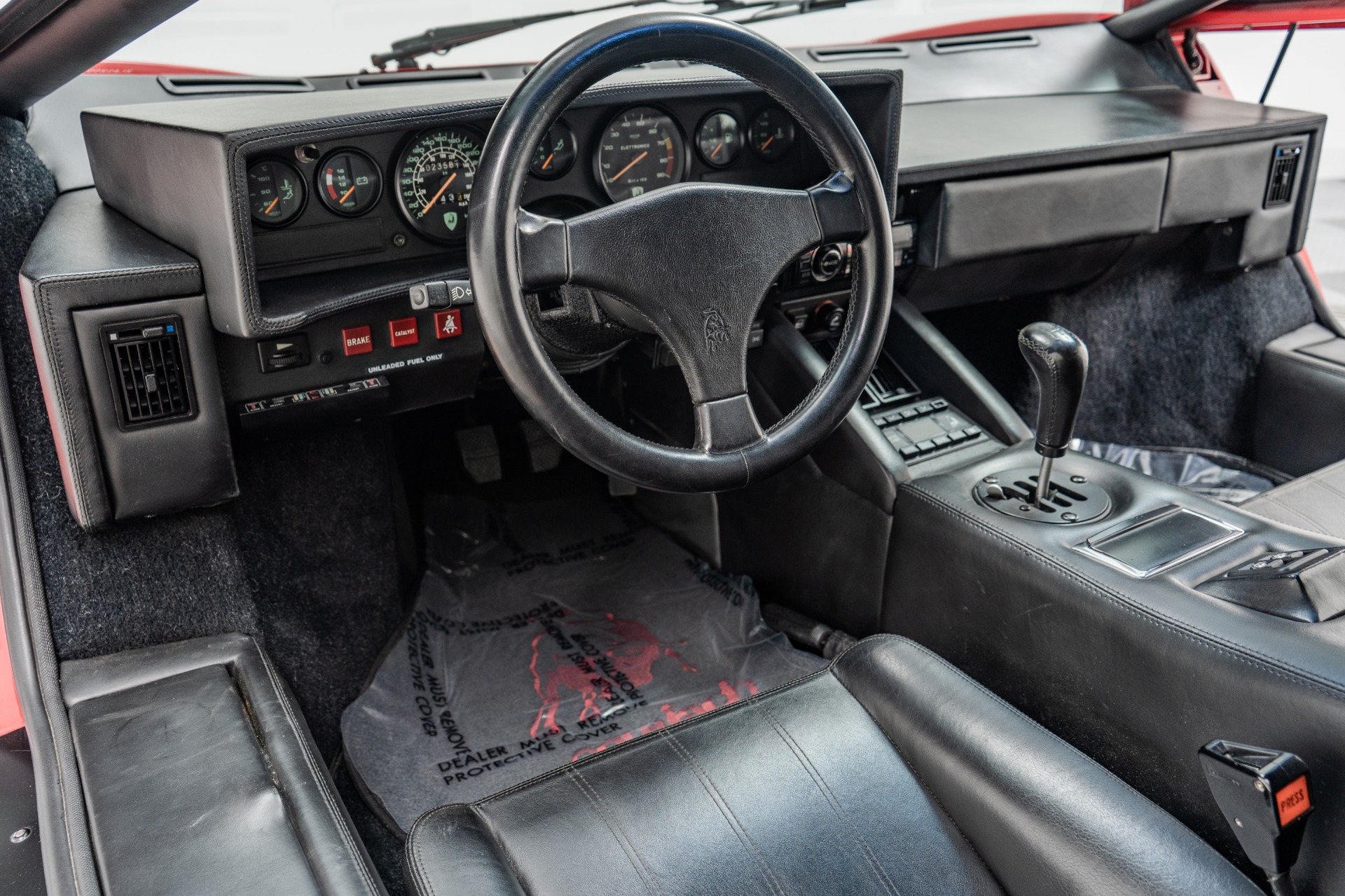 1989 Lamborghini Countach Interior