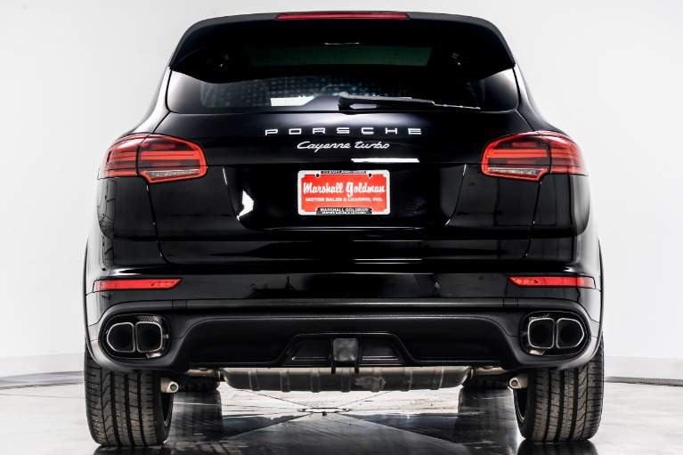 Used 2018 Porsche Cayenne Turbo For Sale Sold Marshall Goldman Motor Sales Stock 21543